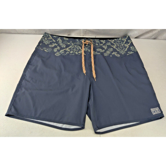 Howler Brothers | Swim | Howler Brothers Shorts Men 4 Blue Los Vaqueros ...